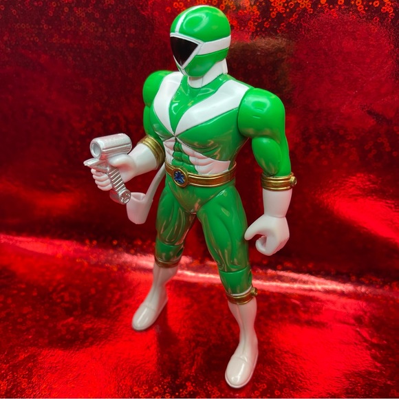 Bandai Namco | Toys | 99 Bandai Mighty Morphin Power Rangers Lightspeed Rescue Green Ranger Rare ...